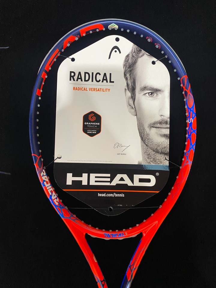 HEAD 2018 Graphene Touch Radical S Tennis Racket Racquet 102sq 280g ...