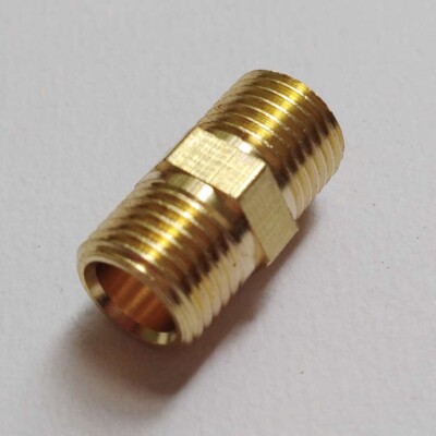 Fitting Metric M10 M10X1 M10X1.0 Male Nipple Gauge Adapter Brass US ...