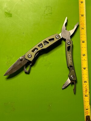 Cabela's Mini Multi-tool Green Nice Cond. #48 | eBay