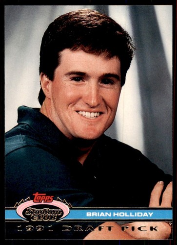 1991 Stadium Club Stadium Set Brian Holliday Baseball Cards #86 | eBay