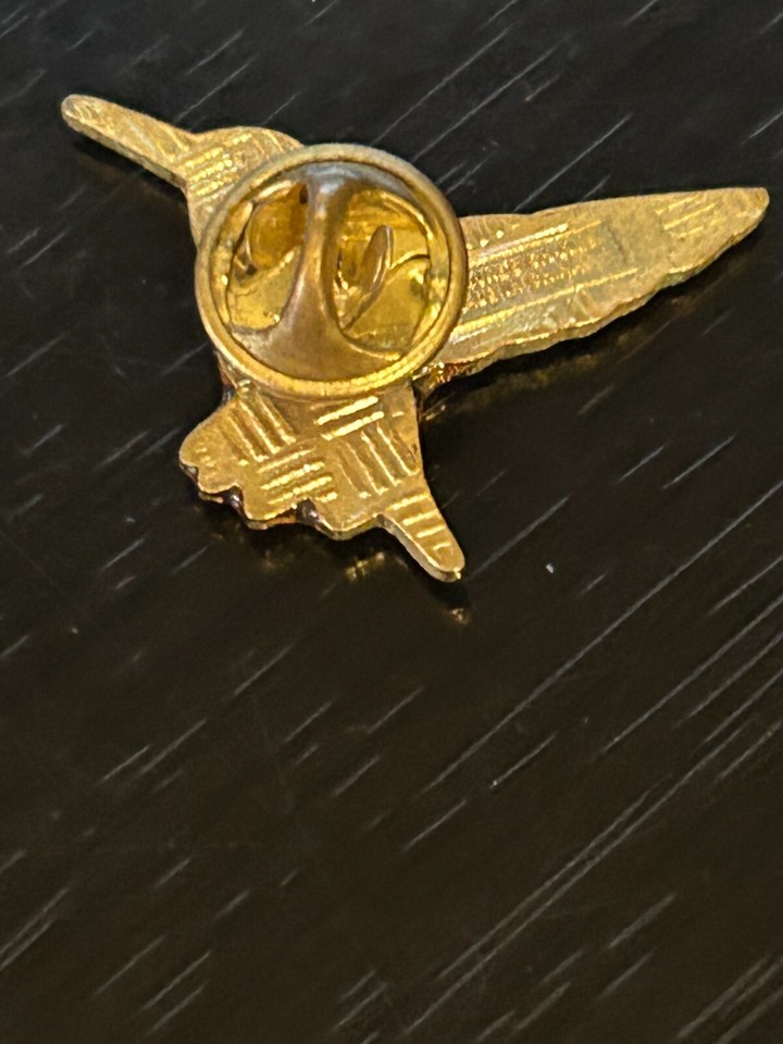 Vintage Collectible Hummingbird Color Metal Pinback Lapel Pin Hat Pin ...