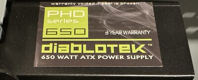 Diablotek PHD Series 650W ATX Desktop Power Supply | eBay
