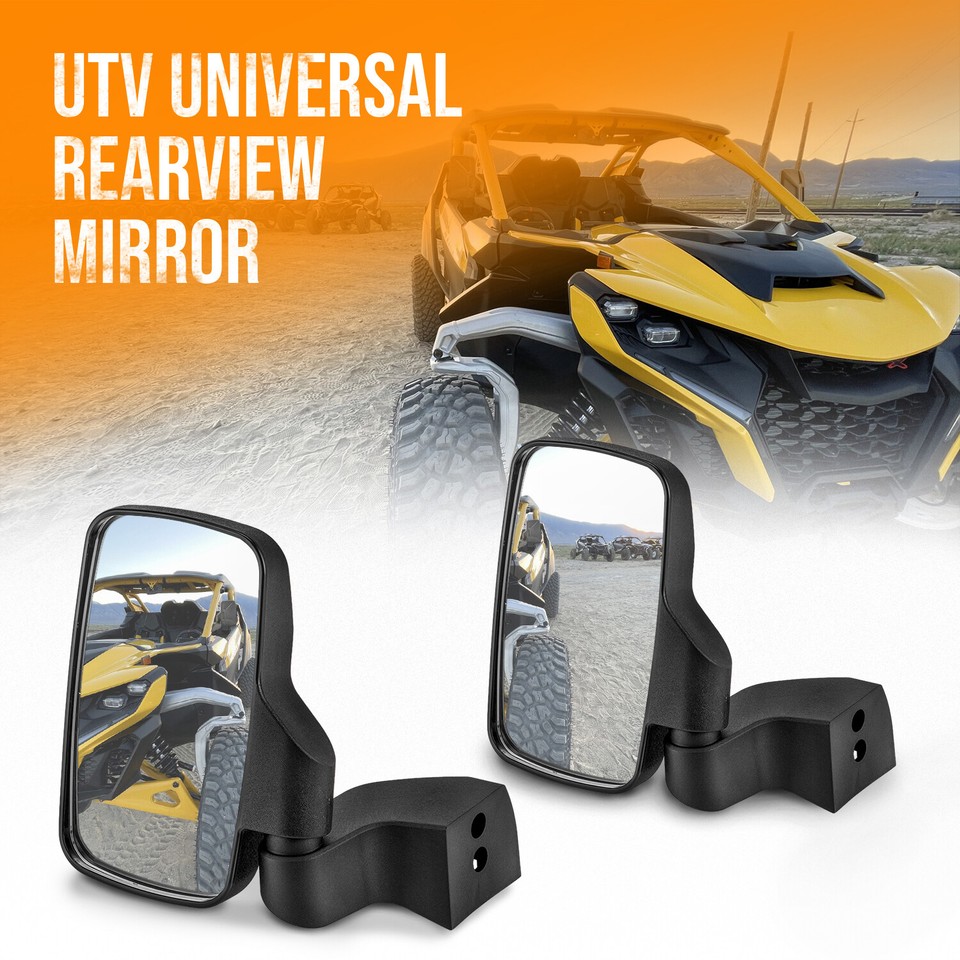Upgraded Door Mounted Side Mirrors For Polaris Ranger 1000 570 ...