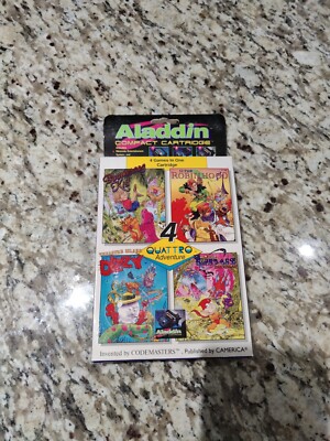 Quattro Adventure (NES/Aladdin Compact Cartridge, 1991) *BRAND NEW ...