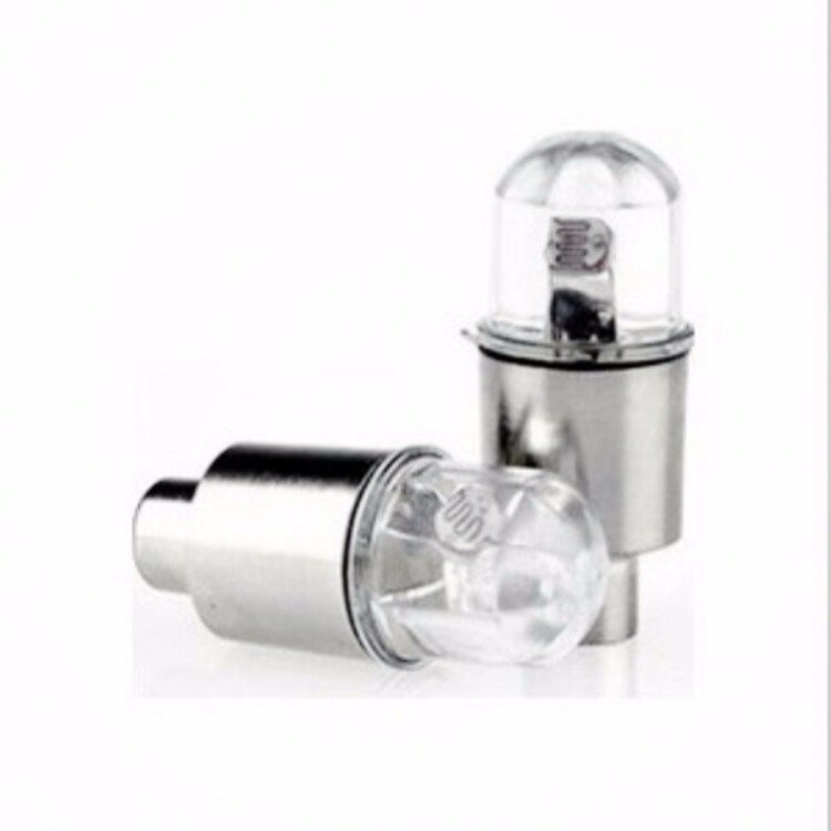 4x Wheel Lamp Flashing Multicolor Tire LED Car Light Car Bike Auto bulb ...