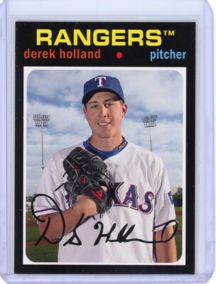 2012 TOPPS ARCHIVES DEREK HOLLAND #64 TEXAS RANGERS SET BREAK | eBay