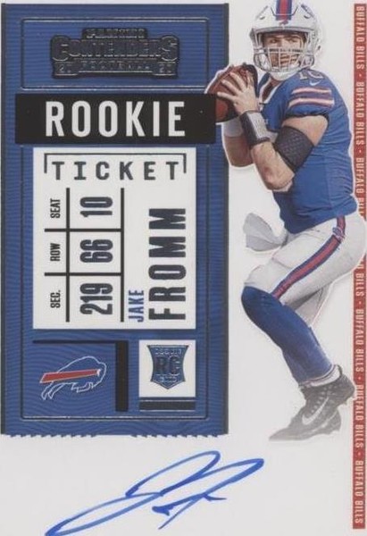 2020 Panini Contenders - RPS #142 Jake Fromm (AU, RC) for sale online ...