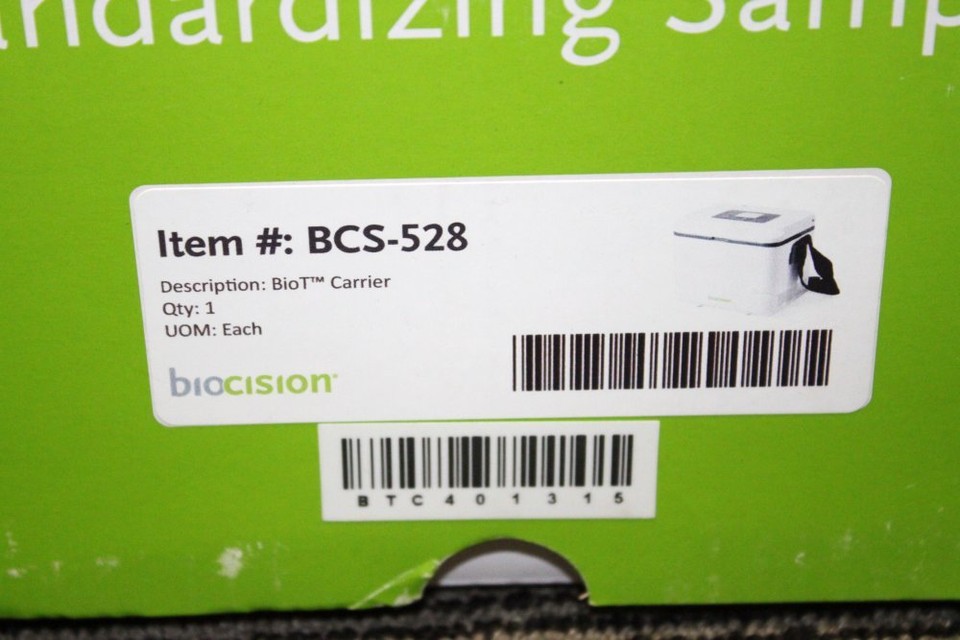 NEW In Box Biocision BioT Cryogenic 2-8°C Cooling Portable Carrier BCS ...