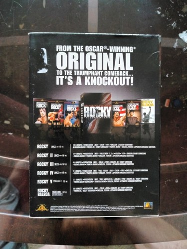 Rocky: The Complete Saga Collection (DVD, 2009, 6-Disc Set) I/II/III/IV ...