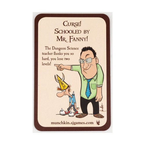 SJG Munchkin Munchkin - Curse! Schooled by Mr. Fanny! Bag NM | eBay
