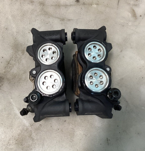 15-24 Yamaha YZF R1 R1S R1M RIGHT LEFT FRONT CALIPERS BRAKE BRAKING OEM ...