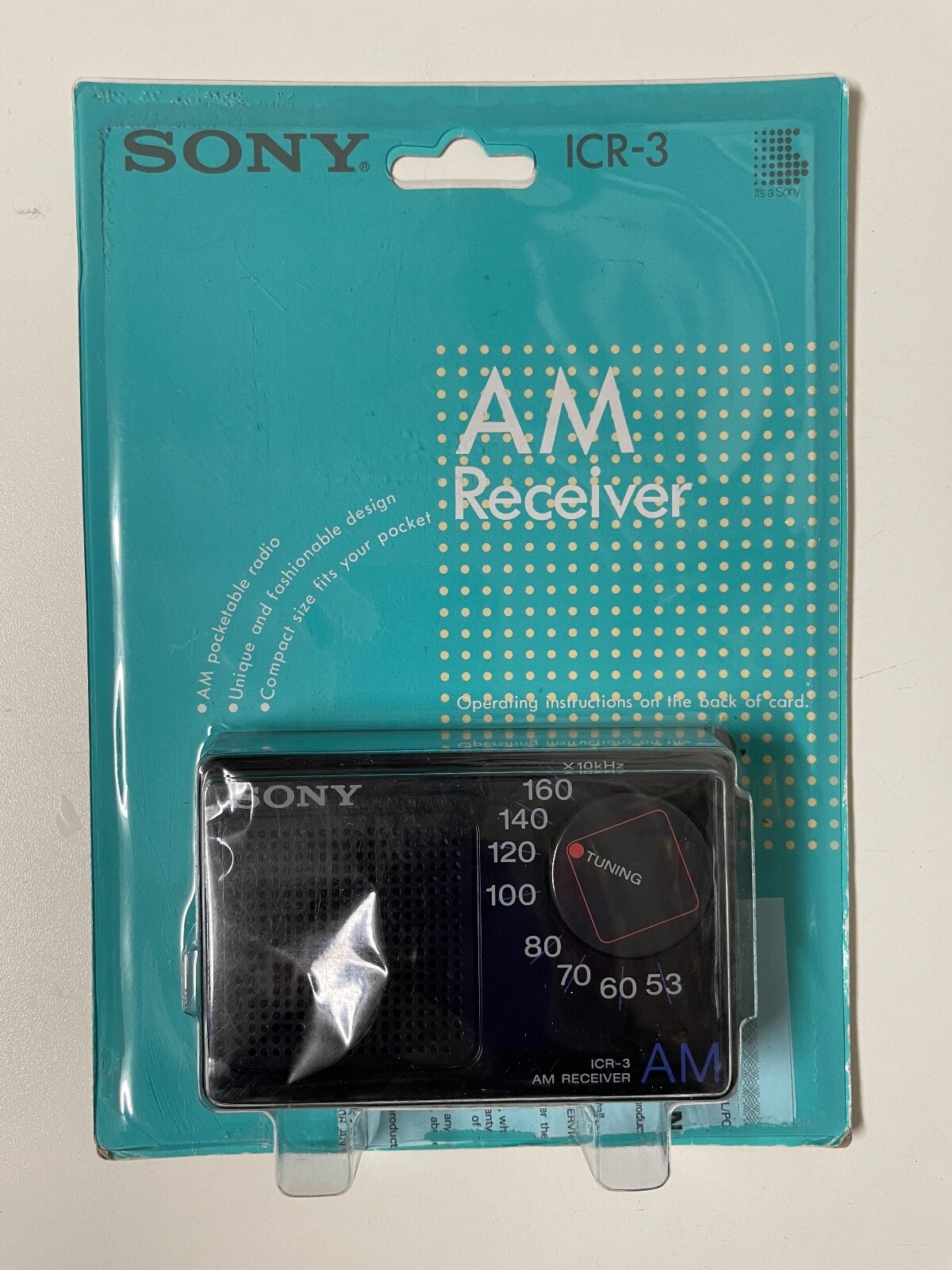 Sony ICR-3 AM Receiver | eBay