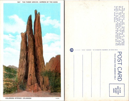 Three Graces Rock Formation Garden Gods Colorado Springs Colorado CO ...