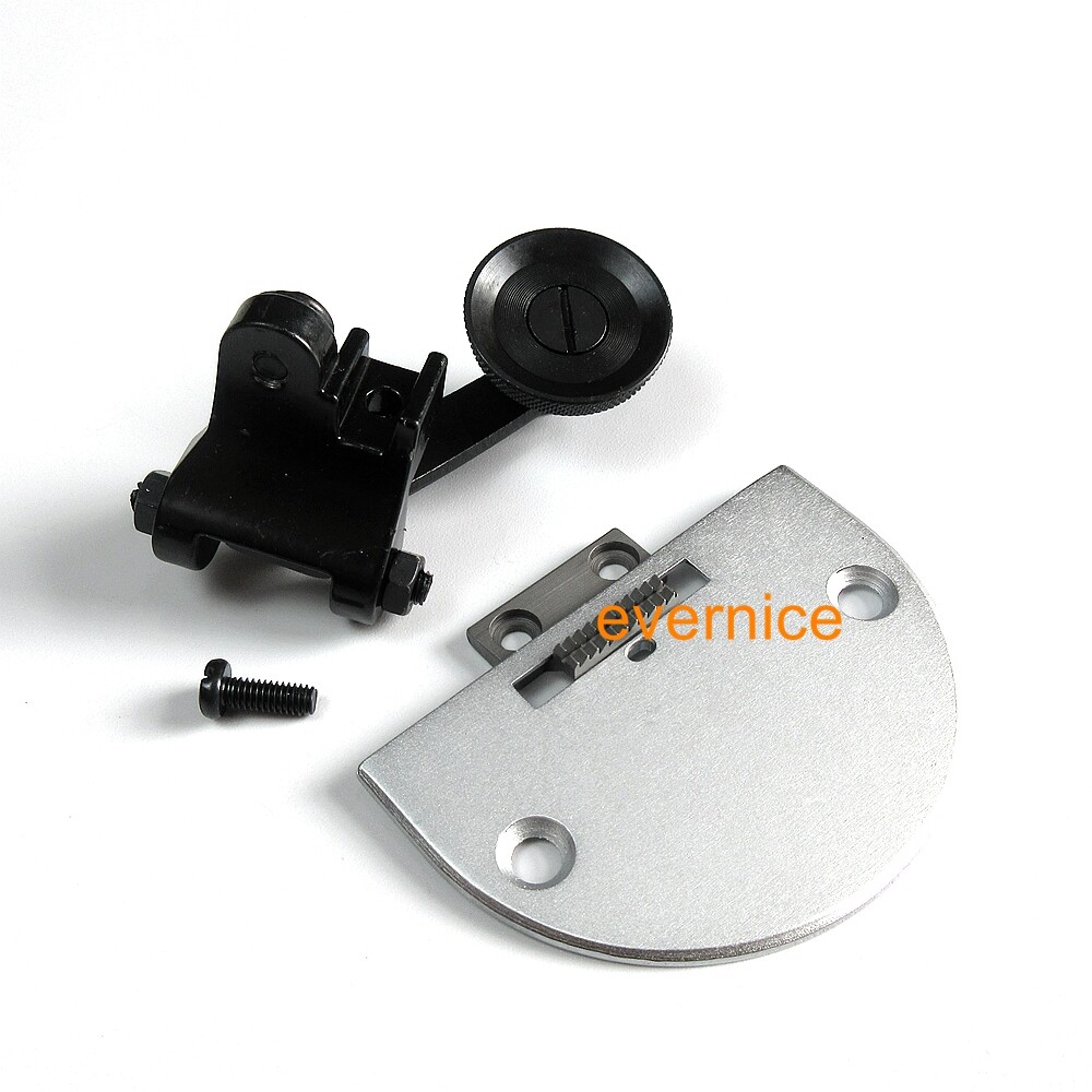 SINGLE NEEDLE ROLLER FOOT & NEEDLE PLATE& FEEDER for JUKI CONSEW SINGER ...