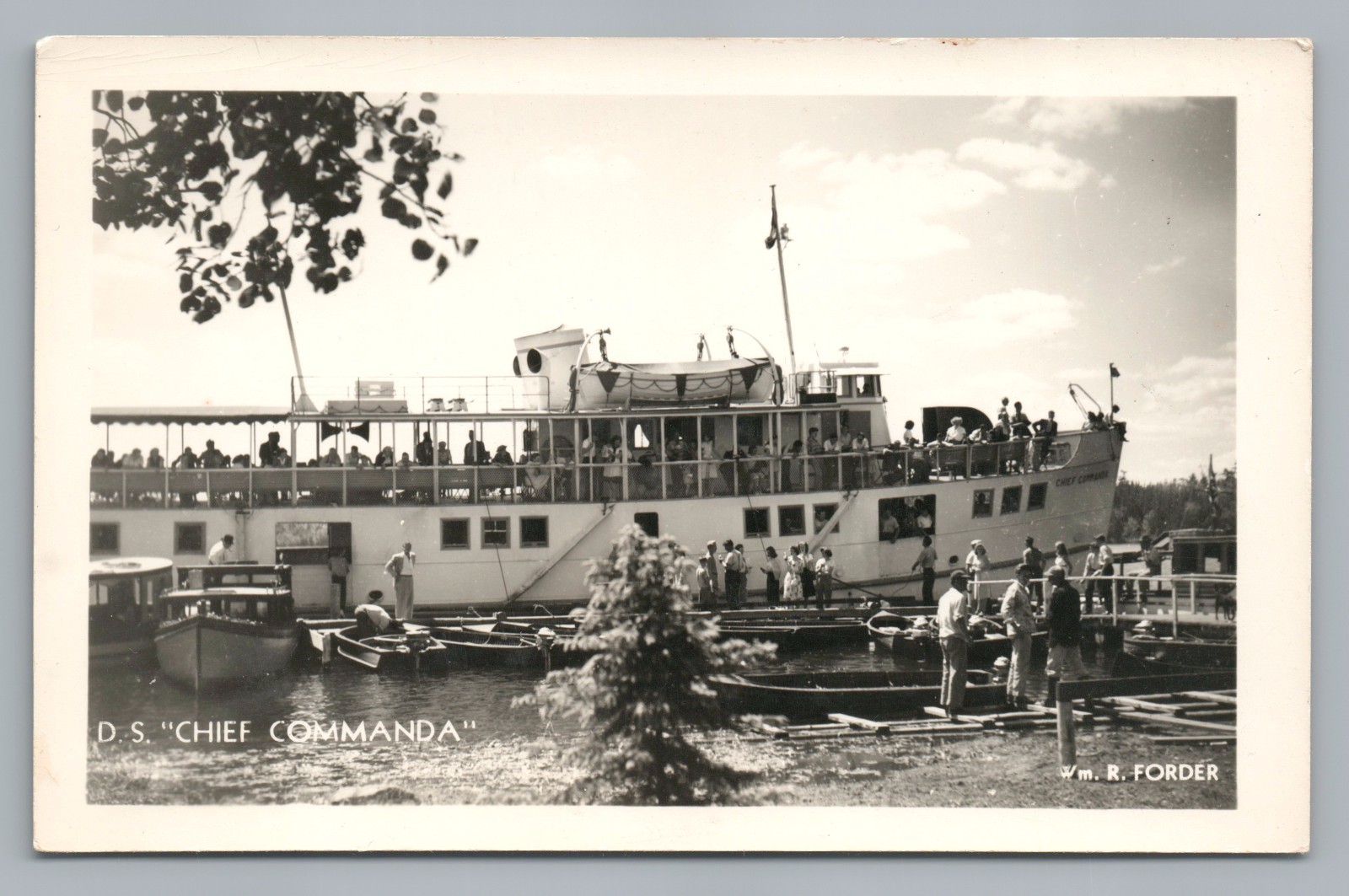 DS Chief Commanda RPPC North Bay Ontario—Rare Vintage Steamship Photo ...