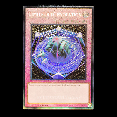 carte YU-GI-OH RA01-FR070 Limiteur d'Invocation UL Ultimate Rare | eBay