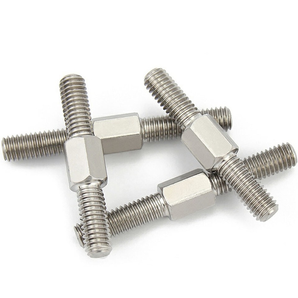 M12 - 1.75 Stainless Steel Left Right Hand Double End Thread Studs ...