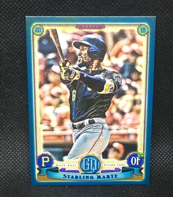 #/250! 🚨2019 Topps Gypsy Queen Indigo Starling Marte Pittsburg Pirates ...
