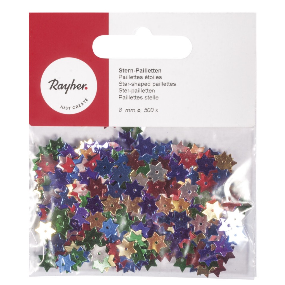 Sequins Stars Assortment 0 5/16in 500 Pieces | eBay