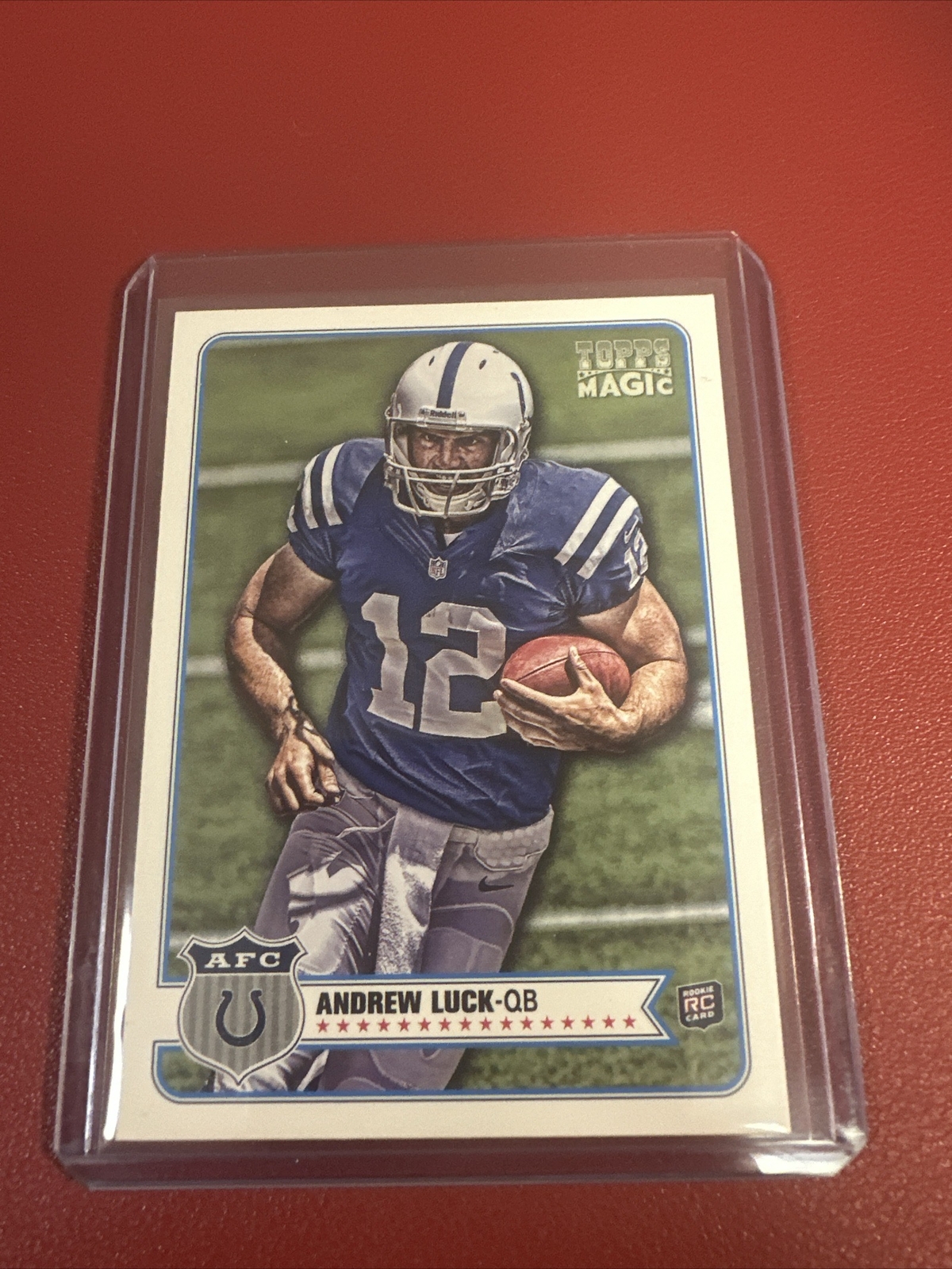 2012 Topps Magic Football ~ Andrew Luck Rookie Card #1 ~ Indianapolis ...