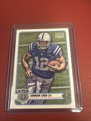2012 Topps Magic Football ~ Andrew Luck Rookie Card #1 ~ Indianapolis ...