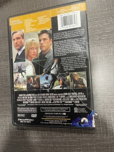 Paycheck Collectors Edition w/Ben Affleck & Point Doom w/Richard Grieco ...