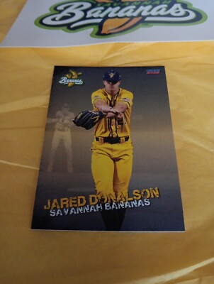 Jared Donalson #18 2023 CHOICE BASEBALL CARD SAVANNAH BANANAS FREE ...