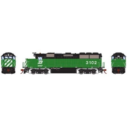 Athearn Genesis ATHG65691 HO Gp50 BN #3102 Locomotive DCC Ready Gyro ...