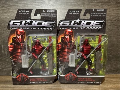 2 G.I. Joe ROC Rise of Cobra Crimson Neo-Viper Cobra Royal Guard Action ...