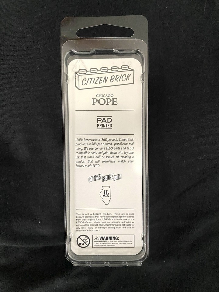 Chicago Pope Lego Minifigure NEW RARE LIMITED | eBay