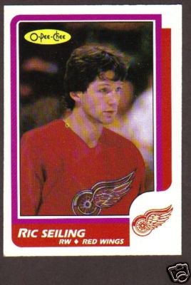 1986-87 OPC Hockey Ric Seiling #201 Red Wings NM/MT | eBay