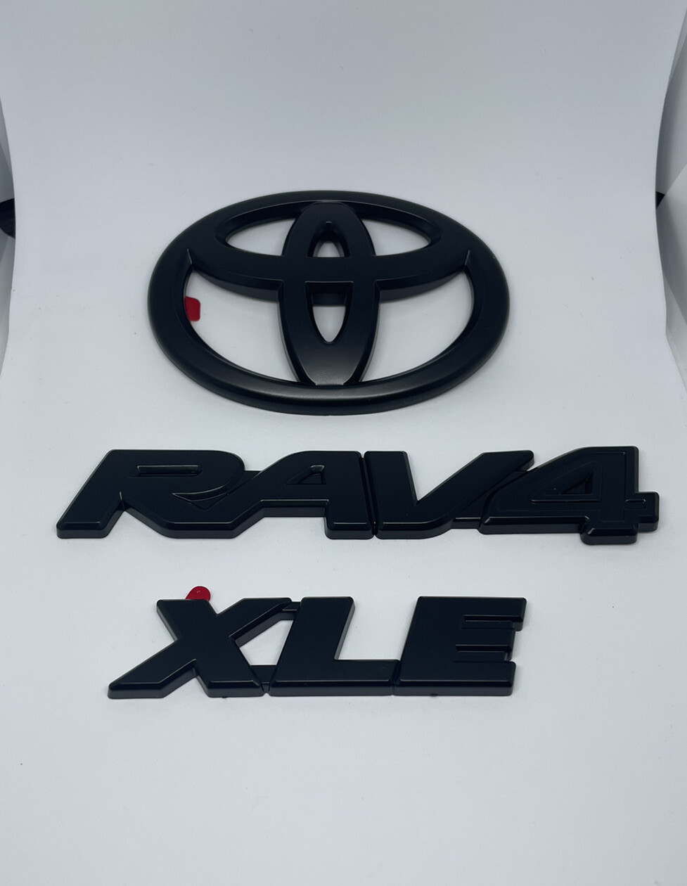 Genuine Toyota 2019 Rav4 Le Blackout Black Emblem OVERLAYS Pt948-42194 ...