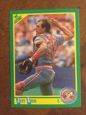 Jeff Reed 147 Score 1990 MLB Baseball Trading Card | eBay