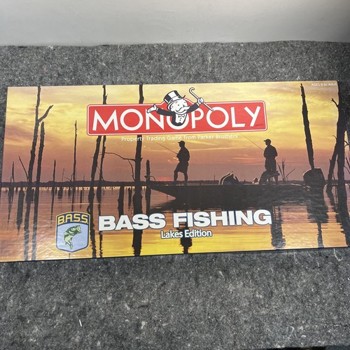 Monopoly Bass Fishing Lakes Edition 2005 Pre Owned 700304005137 | eBay