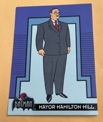 1993 Topps Batman: The Animated Series #13 Mayor Hamilton Hill NM ...