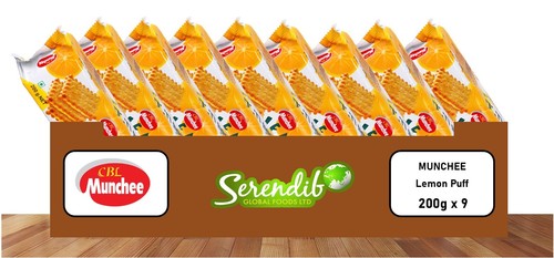 Munchee Lemon Puff Biscuits 200g Pack of 9 by Serendib | eBay