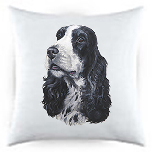 English Cocker Spaniel Satin Throw Pillow | eBay