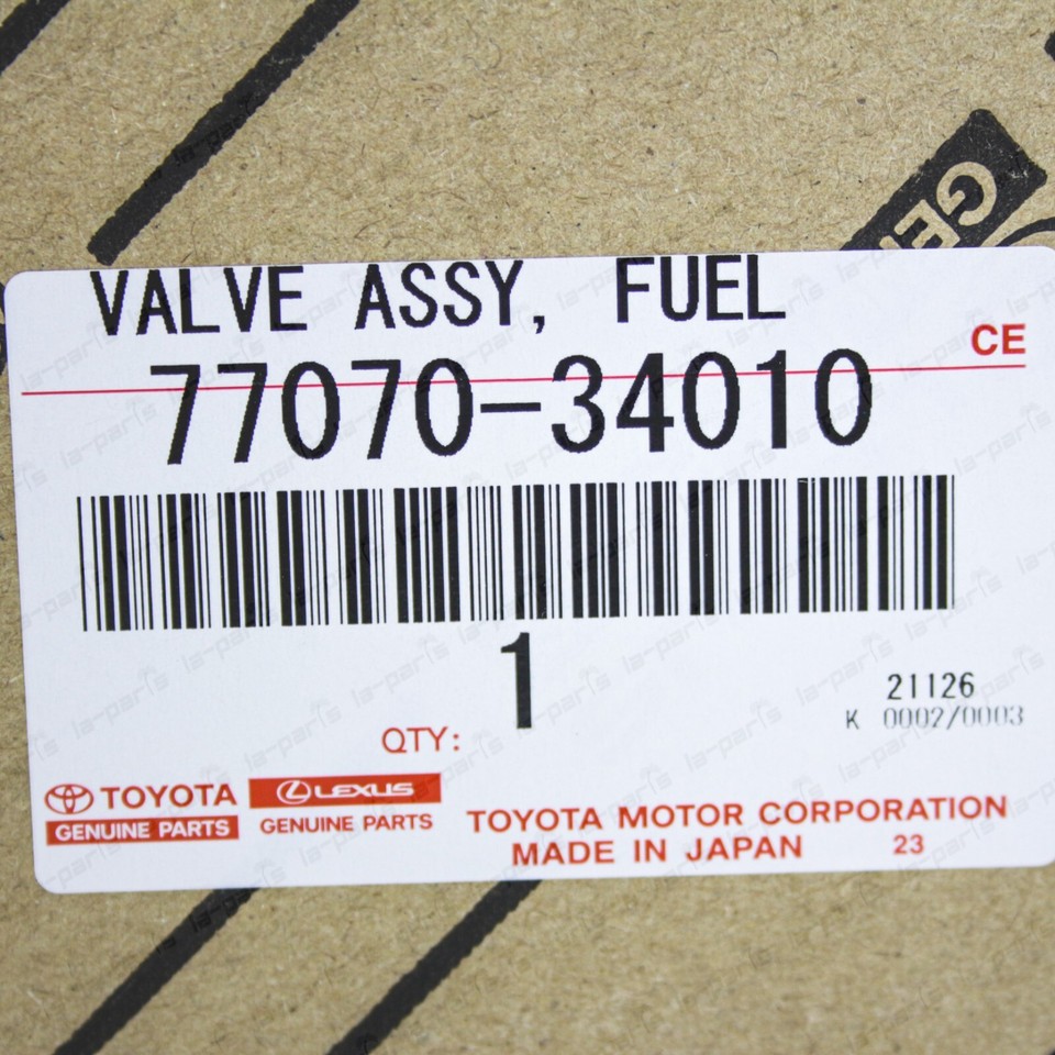 New Genuine Toyota 10-17 Sequoia Tundra Fuel Tank Reservoir Valve 77070 ...