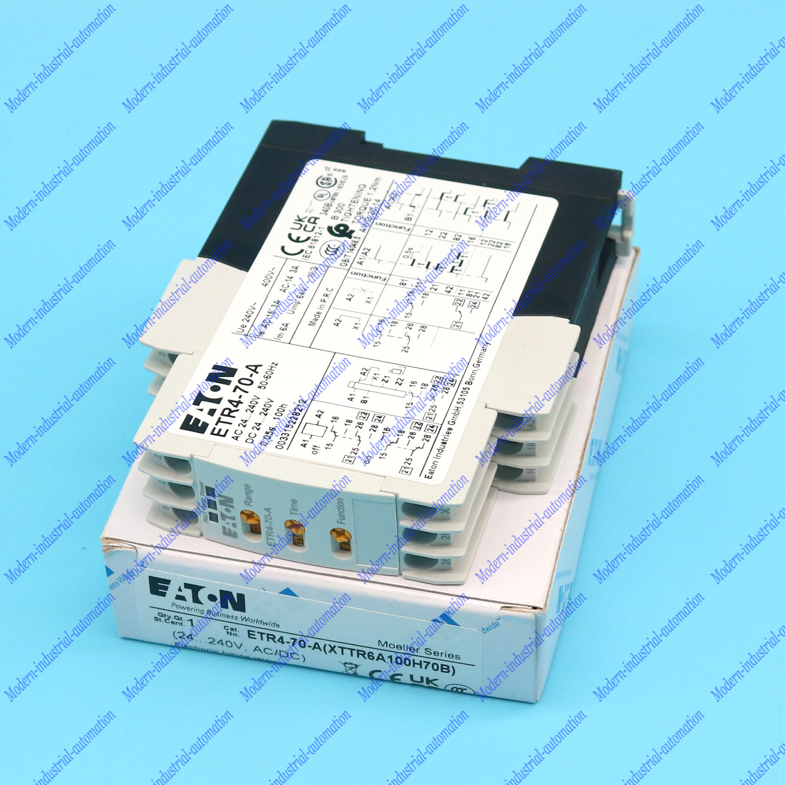 ETR4-70-A EATON electronic time relay 24-240V AC/DC spot stock #YP1 | eBay