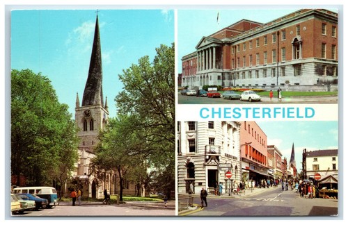 Postcard Chesterfield Derbyshire England 3 views | eBay UK