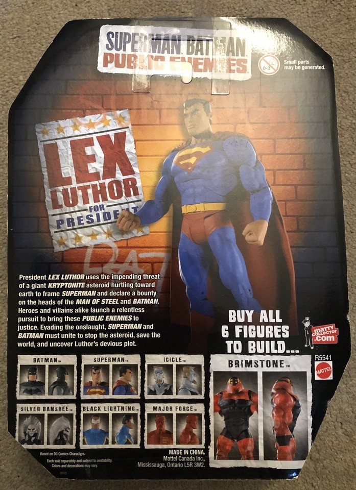 Superman Batman Public Enemies Action Figure Brimstone BAF 2009 NIP | eBay