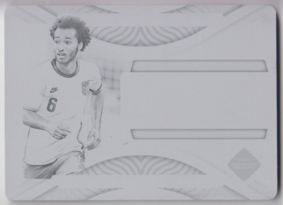 2022 National Treasures FIFA World Cup Soccer Gianluca Busio Printing ...