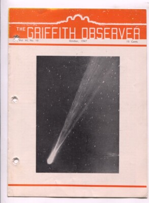 MAG: Griffith Observer 10/1947-Magazine of The Griffith Observatory ...
