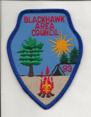ARROWHEAD PATCH / BLACKHAWK AREA COUNCIL * UNIT 93 - Boy Scout BSA B4 ...