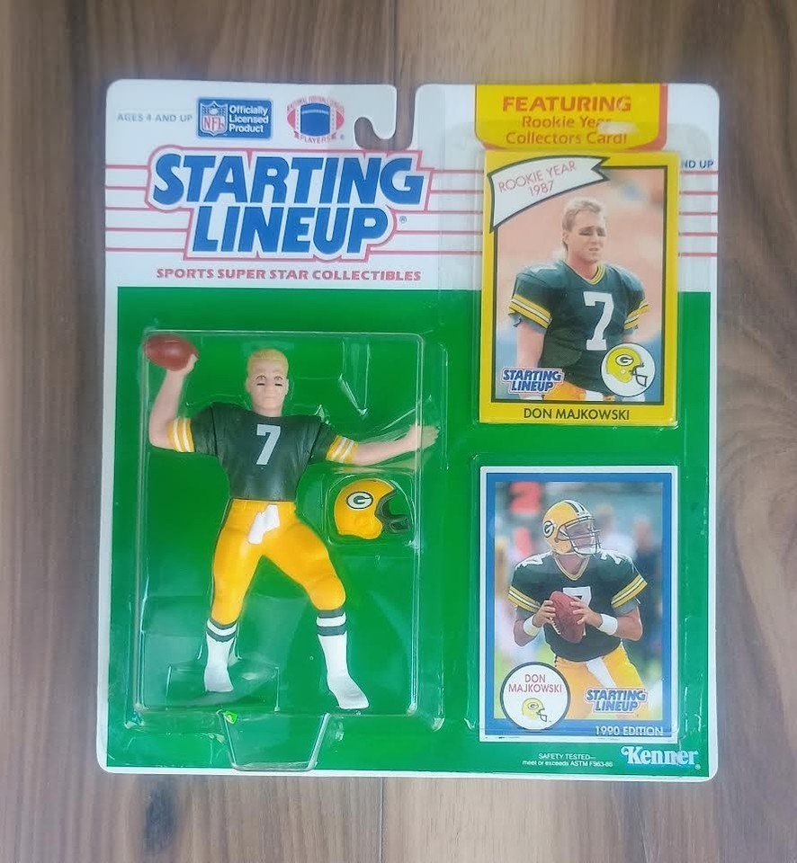 SEALED GREEN BAY PACKERS 1988 - 2000 Starting Lineup NFL Football ...