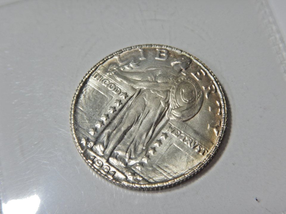 Rare 1931-S silver Standing Liberty Quarter Daniel Carr Overstrike High ...