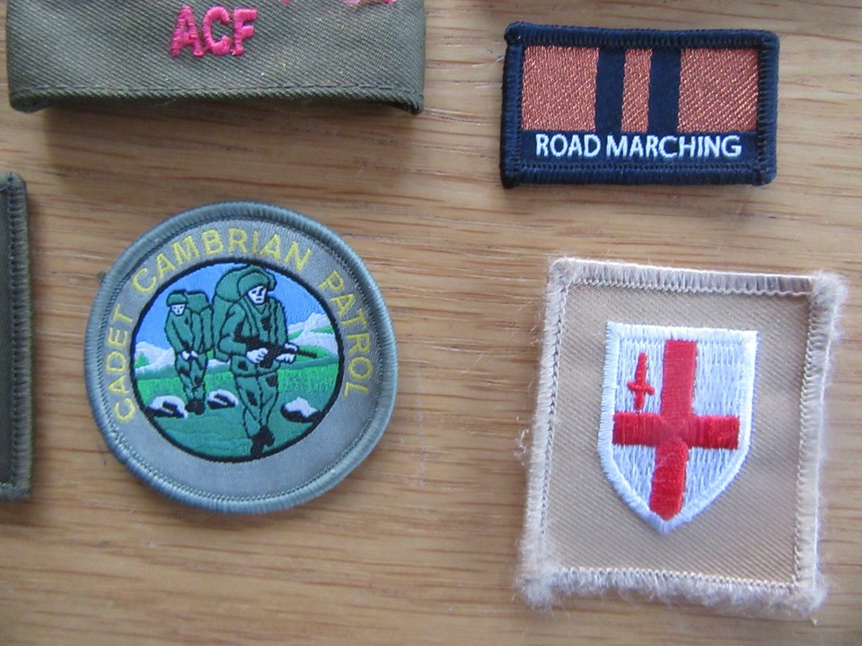 Mixed CCF / ACF cadet force badges. Cambs. London, Lowland etc. Job lot ...