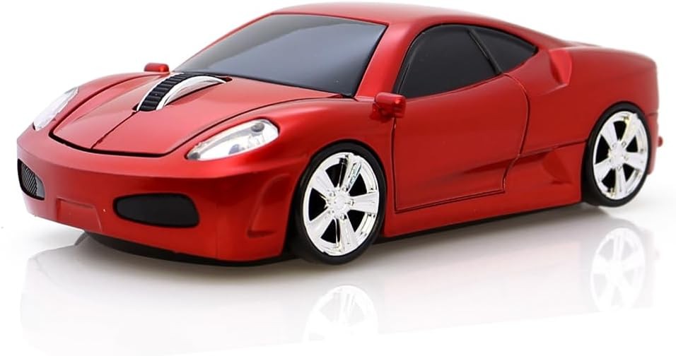 Wireless Mouse Sport Car Shape Computer Optical Mice USB 2.4Ghz ...