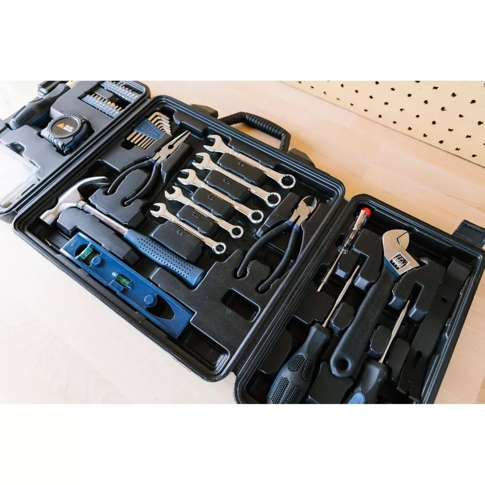 Blue Ridge Tools 145 Piece Household Tool Kit Ratchet Pliers Wrenches ...