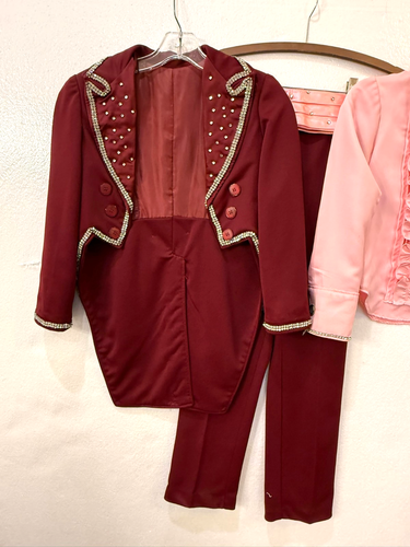 Vtg 1985 Youth Small Girl Handmade Ringmaster Costume Dance Talent Show ...